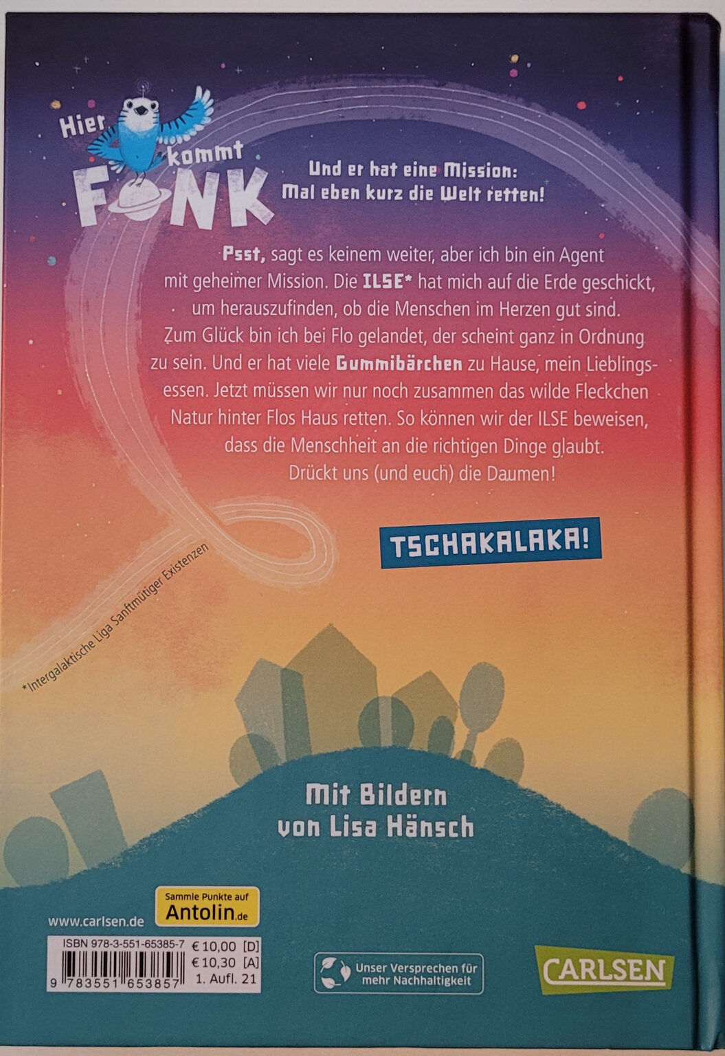 „Fonk - Geheimagent aus dem All“ - Kinderbuch-Rezension auf SimoneD